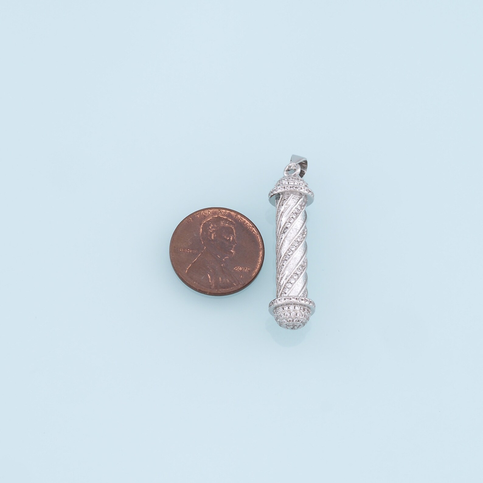 Gold Barber Charms,18k Gold Filled Barber Pendant,cz Micro Pave Barber ...