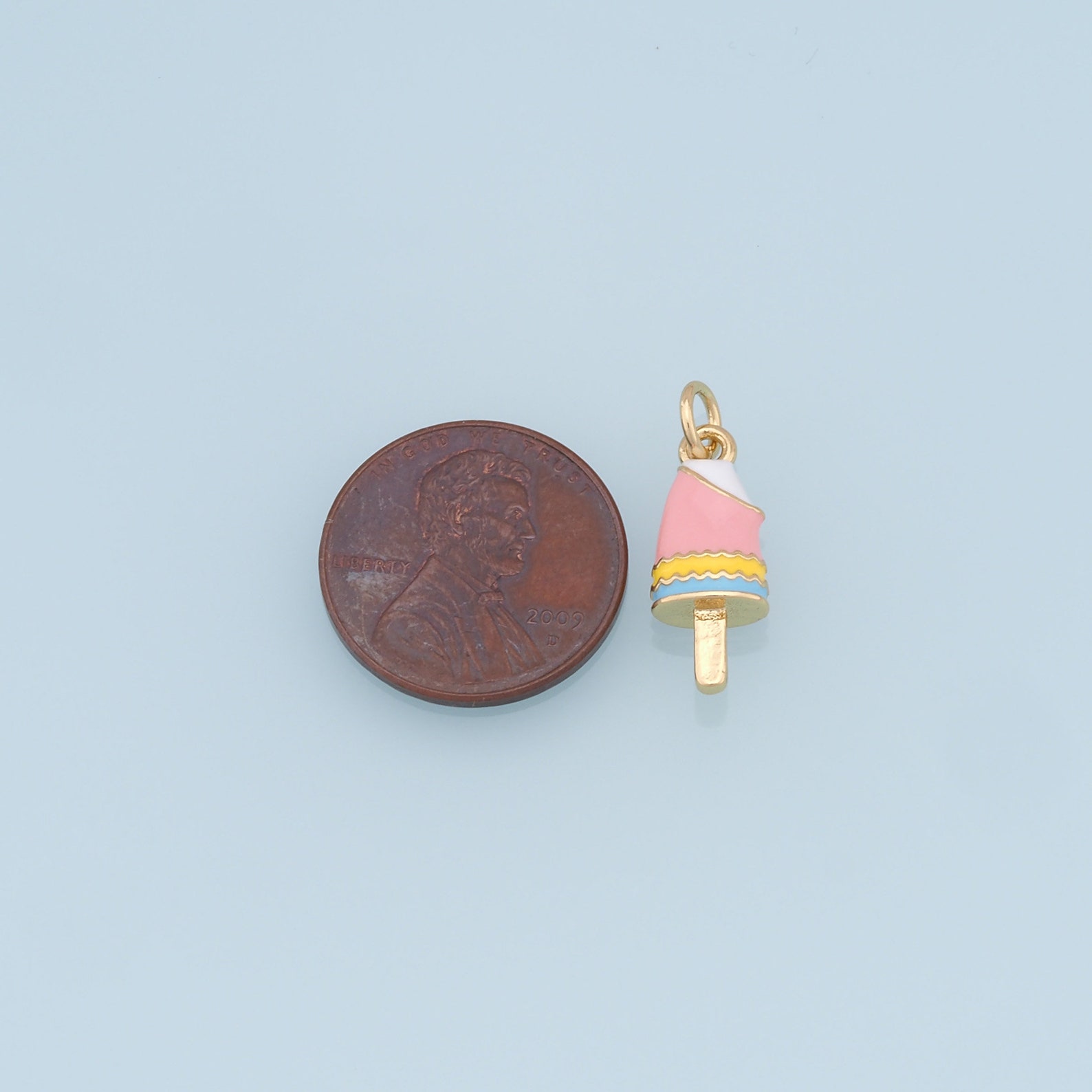 Ice Cream Charms,18k Gold Filled Enamel Ice Cream Pendant,cute Ice ...