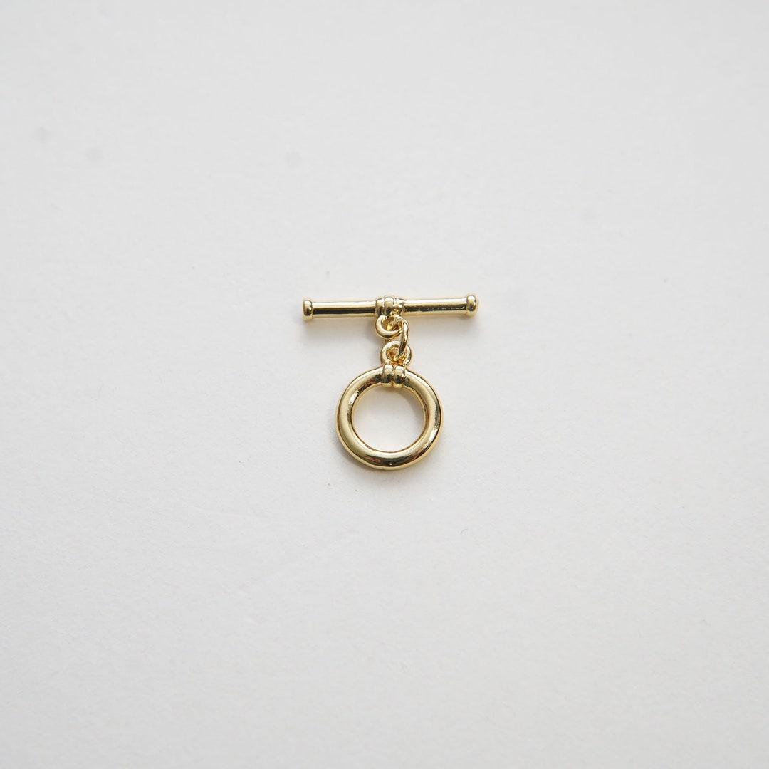 18K Gold Toggle Clasp, Gold OT Clasp Fancy Design OT Clasp Bulk Supply ...