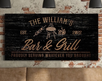 Outdoor Grill Sign - Etsy