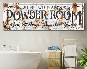 Powder Room Signs | Etsy