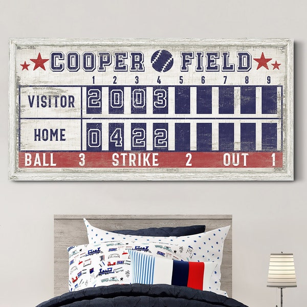 Baseball Scoreboard - Etsy