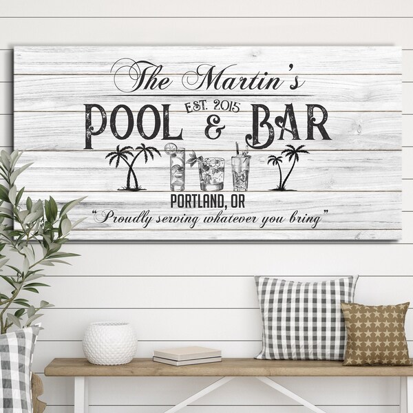 Rustic Bar Sign - Etsy