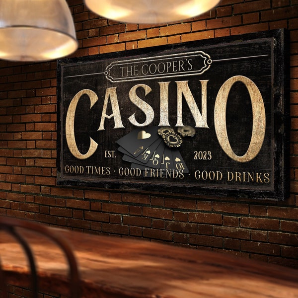 Casino Sign - Etsy