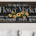 Personalized Flower Market Sign, Farmer & Gardener Gifts, Vintage ...