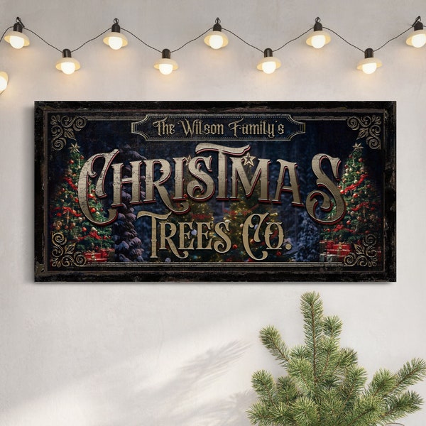 Christmas Trees Sign - Etsy
