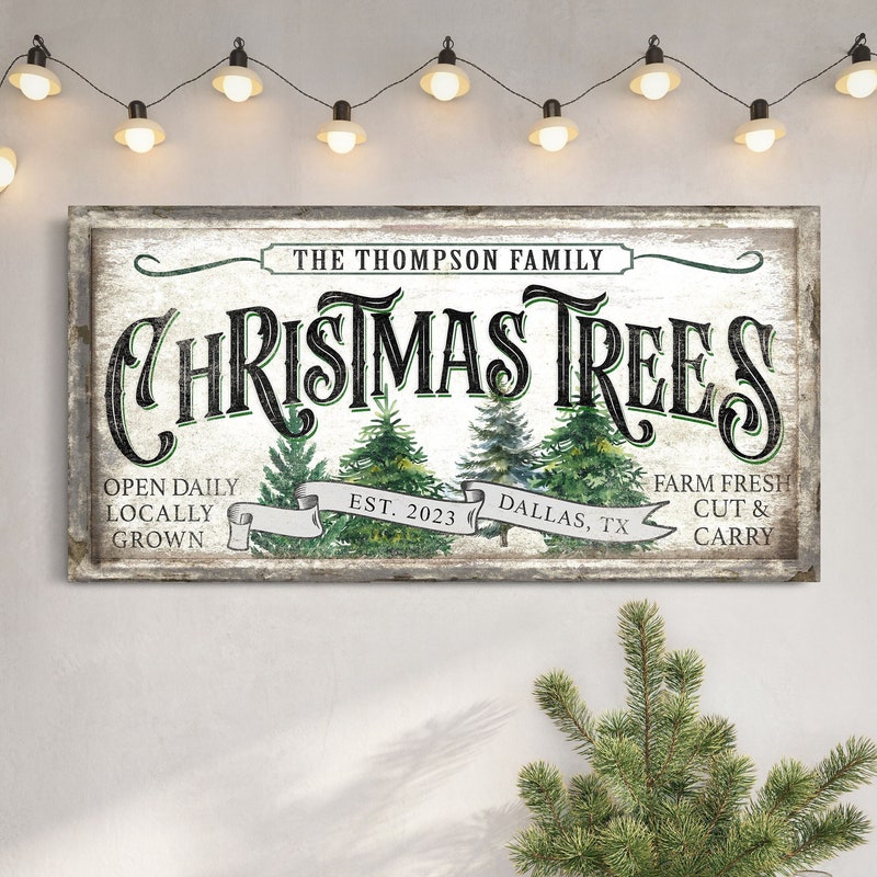Christmas Tree Farm Sign - Etsy