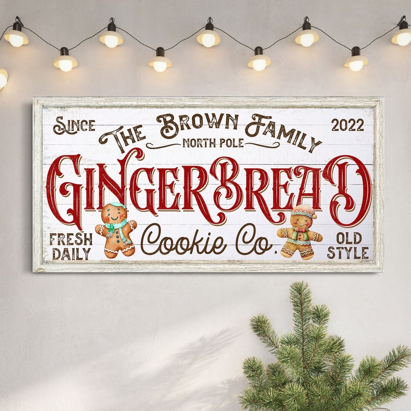 Gingerbread Sign - Etsy
