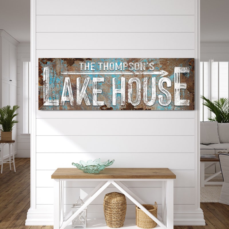 Lake Cottage Sign - Etsy