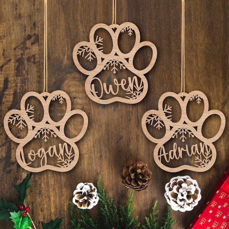 Hanging Wood Memorial Dog - Etsy