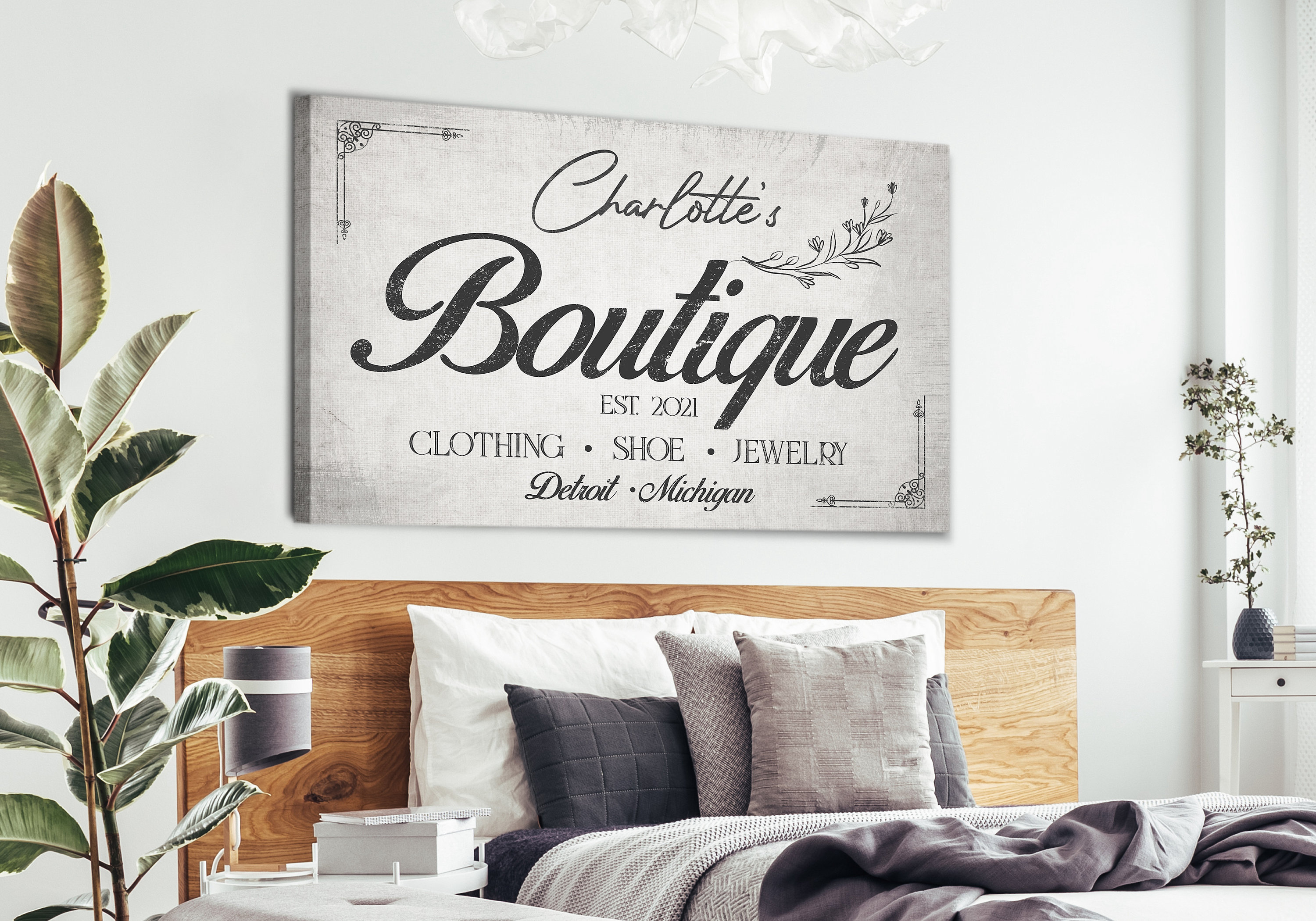 Custom Boutique Sign | Dressing Fitting Room Sign | Personalized Huge ...