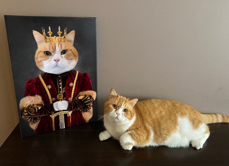 Custom Pet Portraits Renaissance Animal Painting Custom | Etsy