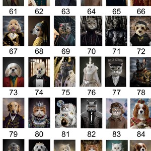 Pet Portrait CustomPet Portrait Custom Cat Art From | Etsy