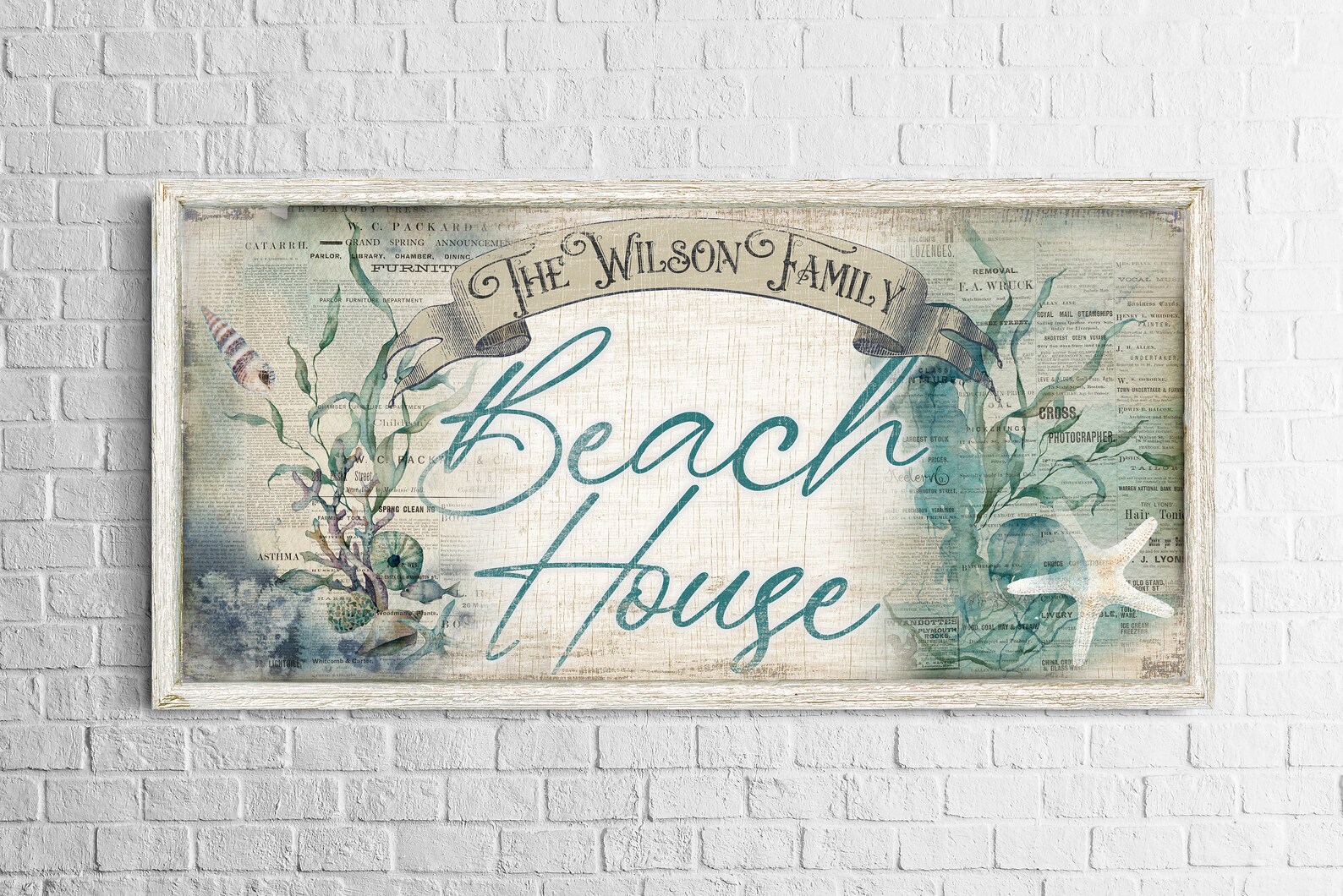 Personalized Beach House Sign Family Beach House Sign Beach - Etsy