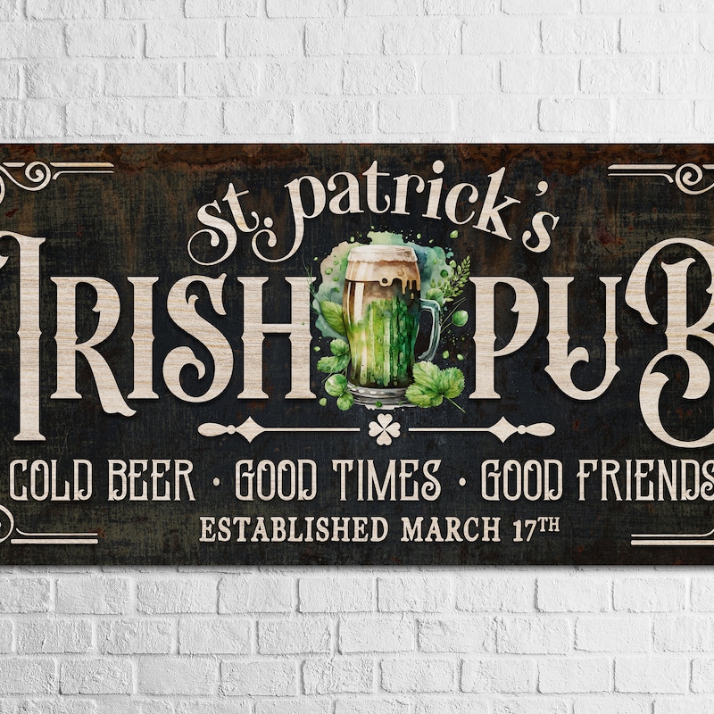 Irish Pub Sign - Etsy