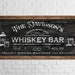 Personalized Whiskey Bar Sign, Man Cave Decor, Whiskey Lover, Gift for ...