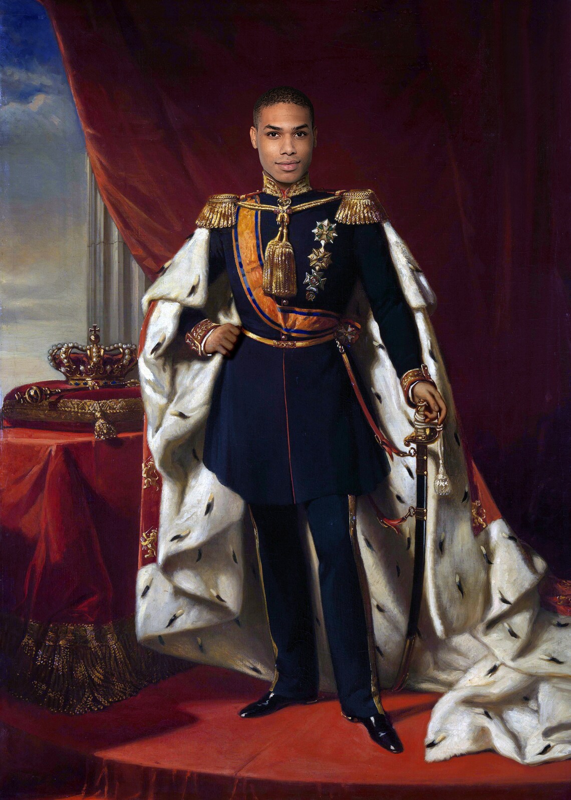 Custom Human Portrait | Royal Woman / Man Portrait | Custom Portrait ...