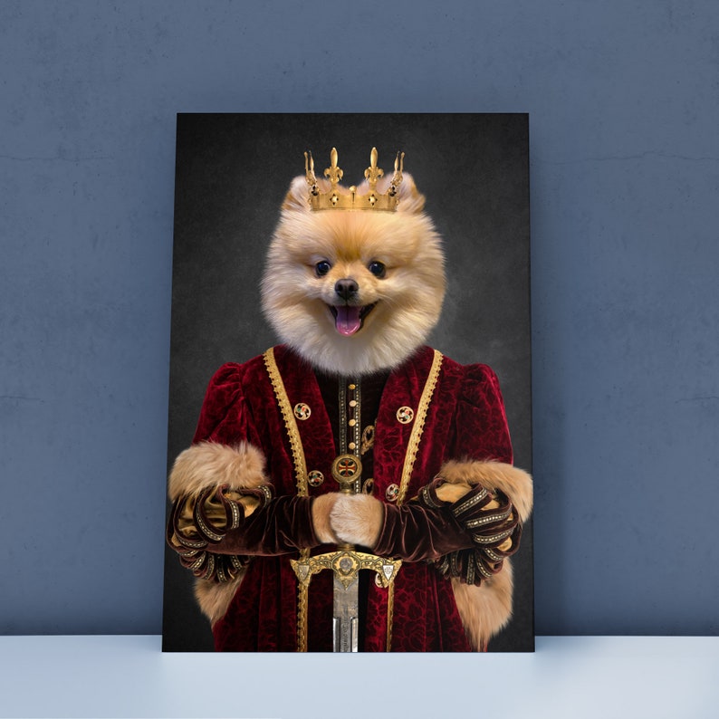 Custom Pet Portraits Renaissance Animal Painting Custom | Etsy