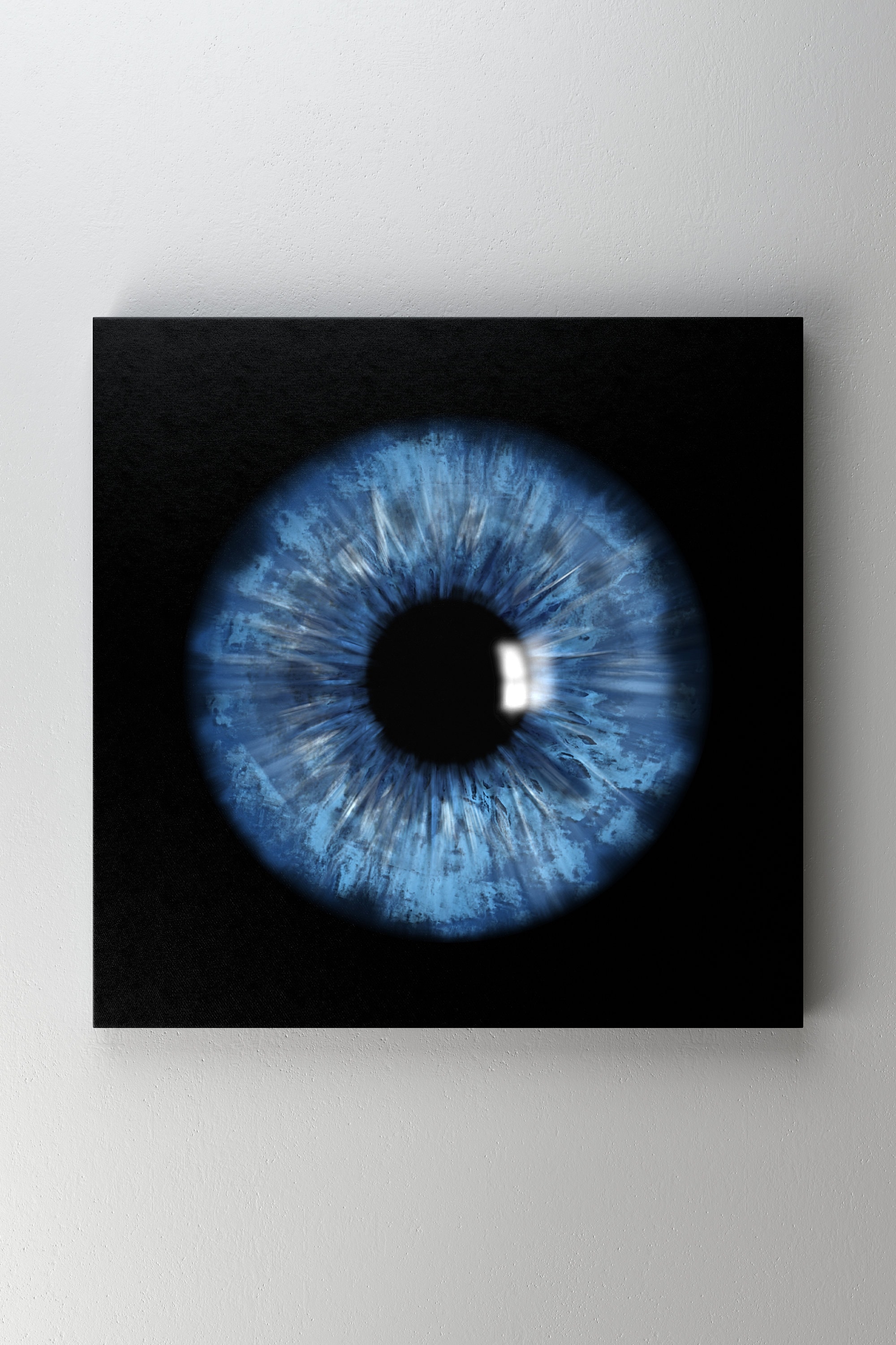 Custom Eye Canvas Your Eyes Wallart Digital Illustrated | Etsy