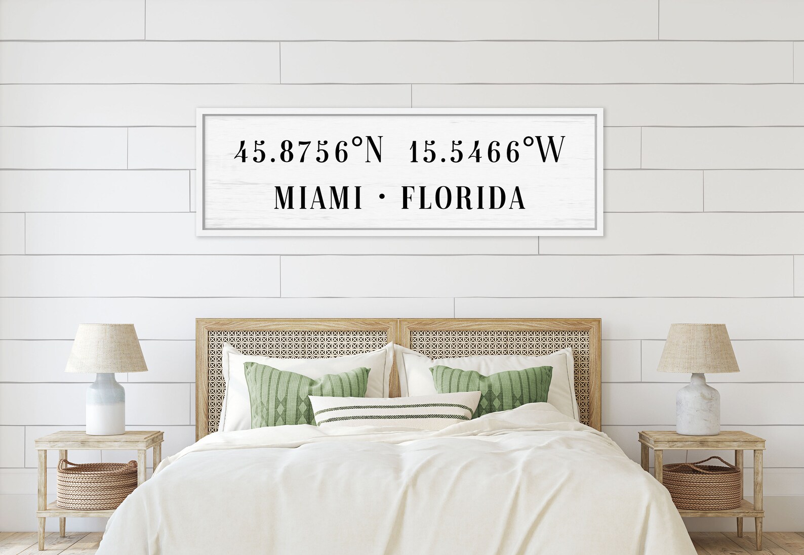Latitude and Longitude Coordinates Canvas Personalized - Etsy