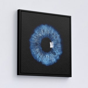 Custom Eye Canvas, Your Eyes Wallart, Digital Illustrated Eyes, Eyes ...