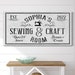 Personalized Sewing and Craft Room Sign Embroidery Decor - Etsy