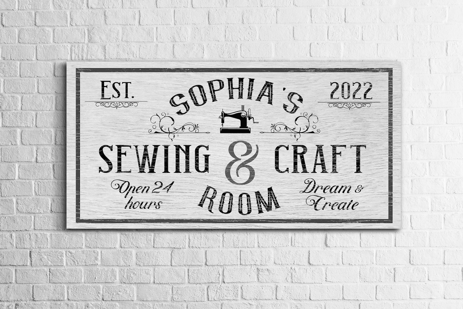 Personalized Sewing and Craft Room Sign, Embroidery Decor, Sewing Room ...