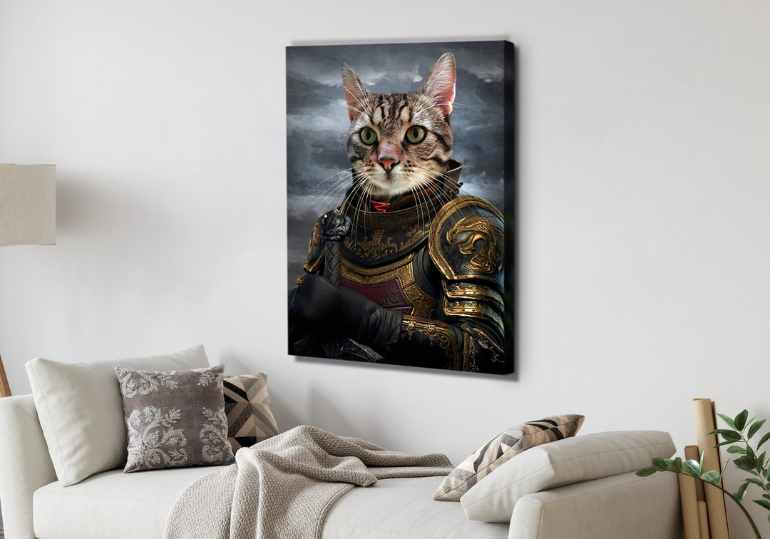 Custom Pet Portrait,pet Portrait,military Pet Portrait,gladiator Pet ...