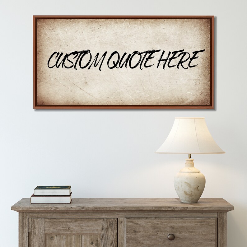 Create Your Own Custom Canvas Quote Sign | Personalized Inspirational ...