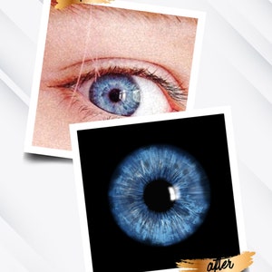 Custom Eye Canvas, Your Eyes Wallart, Digital Illustrated Eyes, Eyes ...