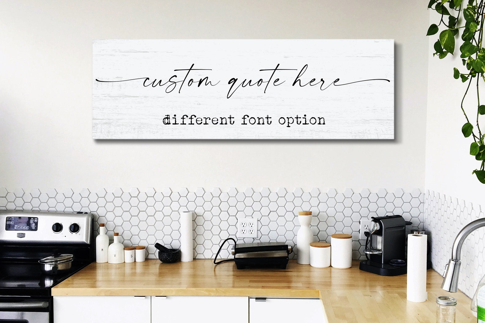 Custom Canvas Quote Text Personalized Wall Art Create Your - Etsy