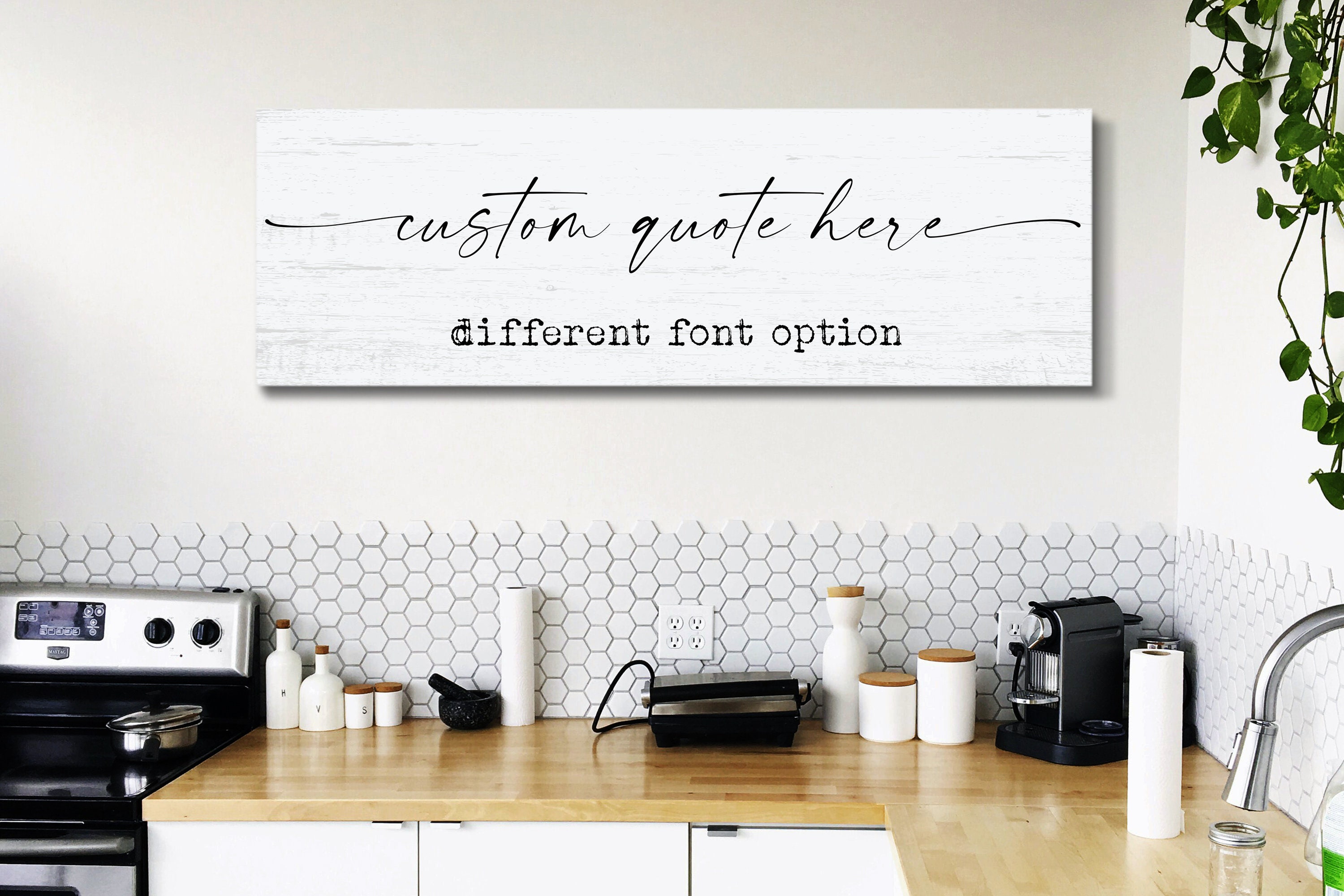 Custom Canvas Quote Text Personalized Wall Art Create Your - Etsy