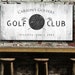 Personalized Golf Club Sign Modern Farmhouse Family Name Sign Rustic ...