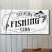 Custom Fishing Club Sign, Fisher Sign, Lake Fishing, Hunters Lodge ...