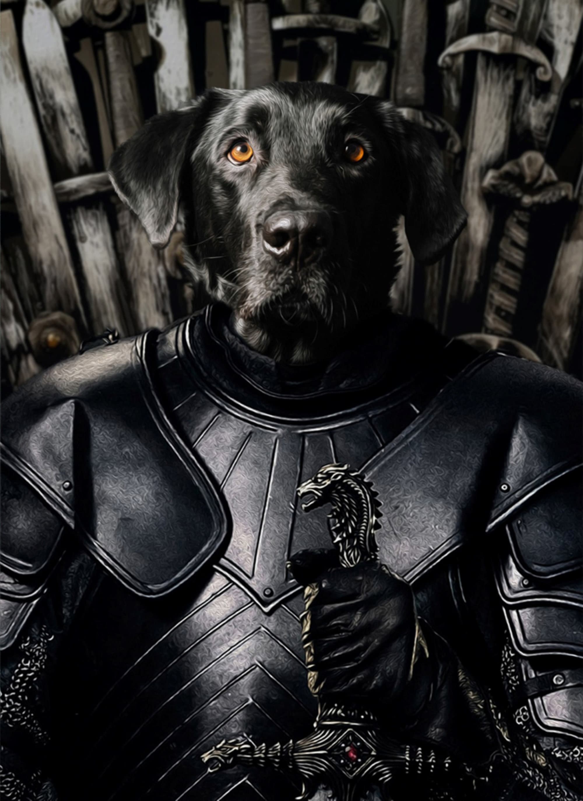 Custom Pet Portraitspet Portraitsgame of Thrones Dog - Etsy