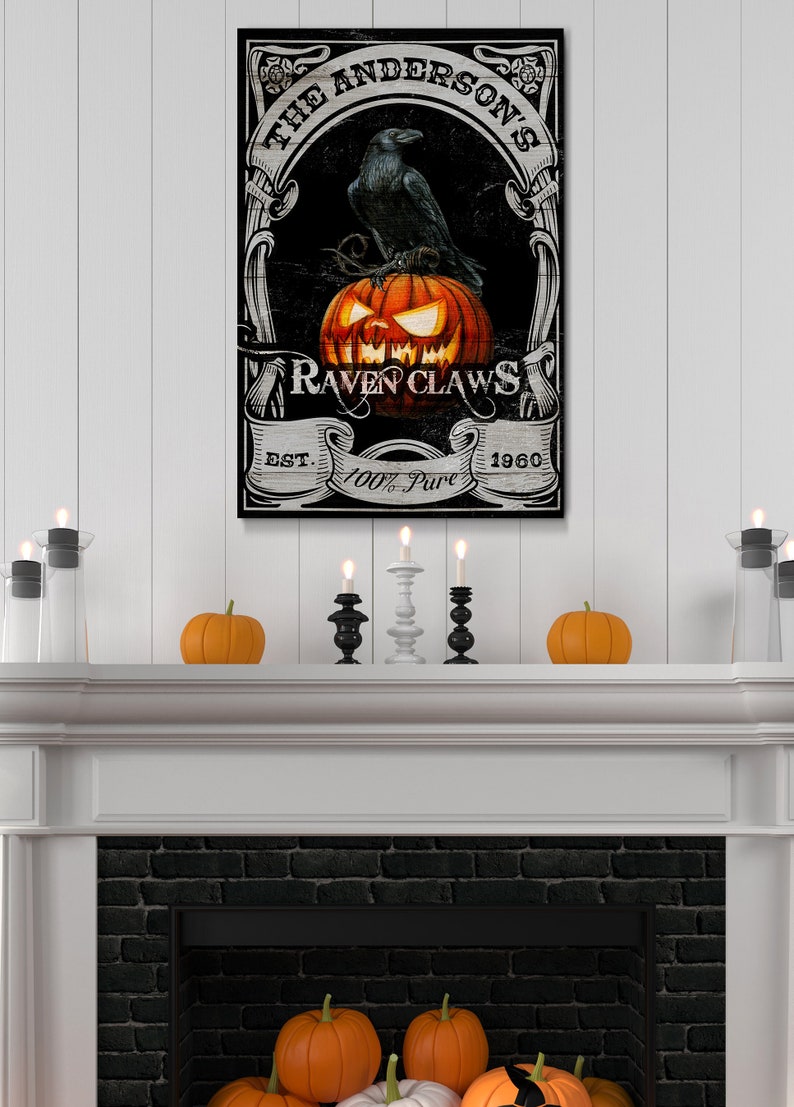 Custom Raven Claws Halloween Sign Porch & Entryway Decor - Etsy