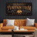 Custom Pumpkin Farm Sign, Vintage Family Farm Fresh Sign, Fall Themed ...