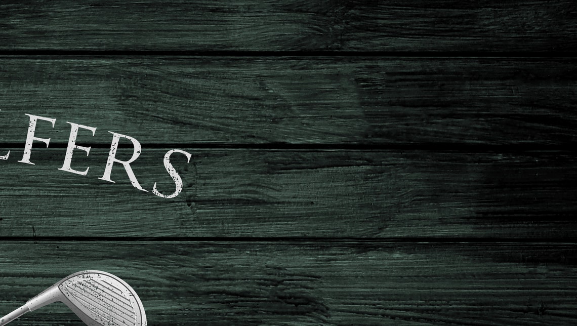 Personalized Golf Club Sign Modern Farmhouse Family Name - Etsy