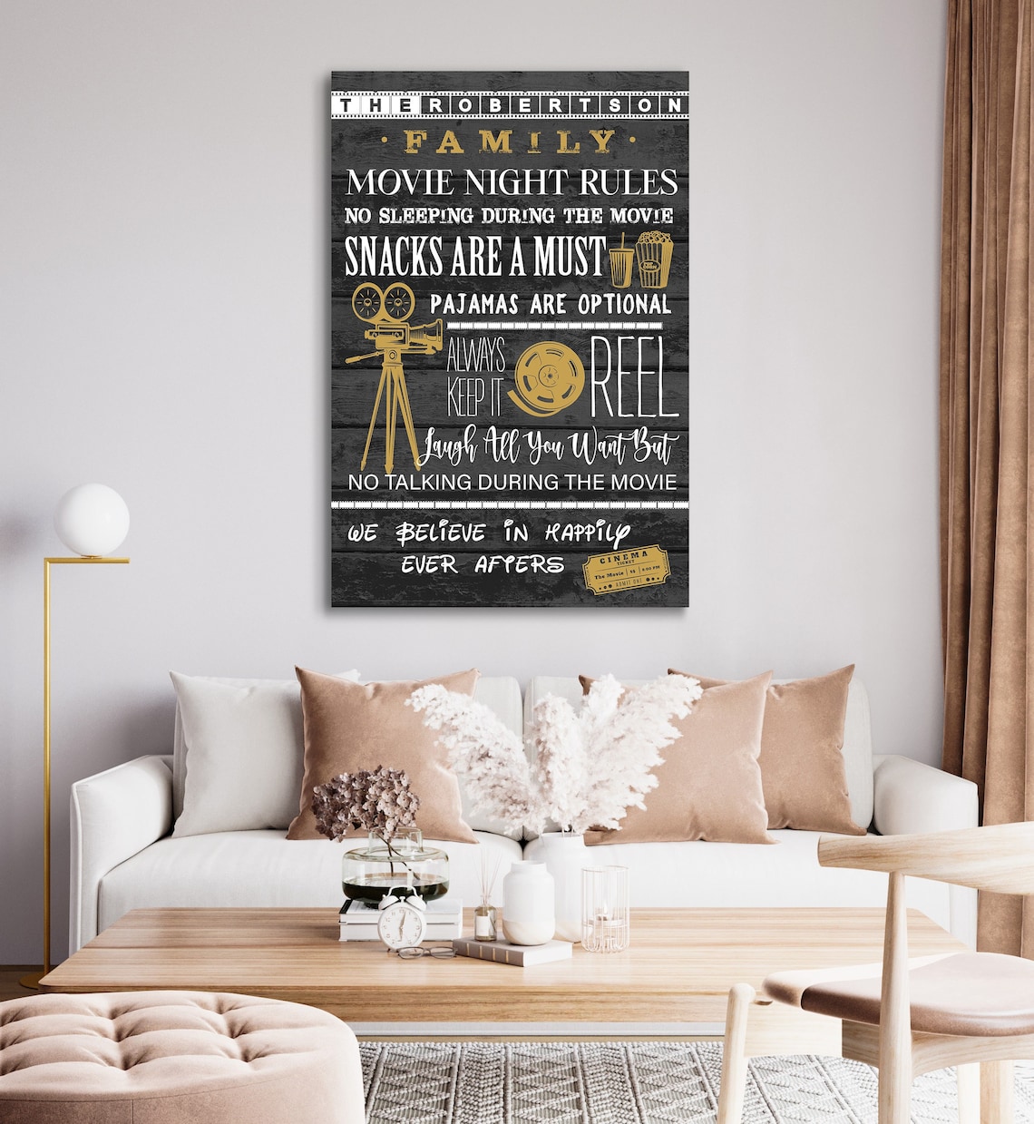 Theater Rules, Movie Night Rules Sign, Family Theater Rules Sign, Movie ...
