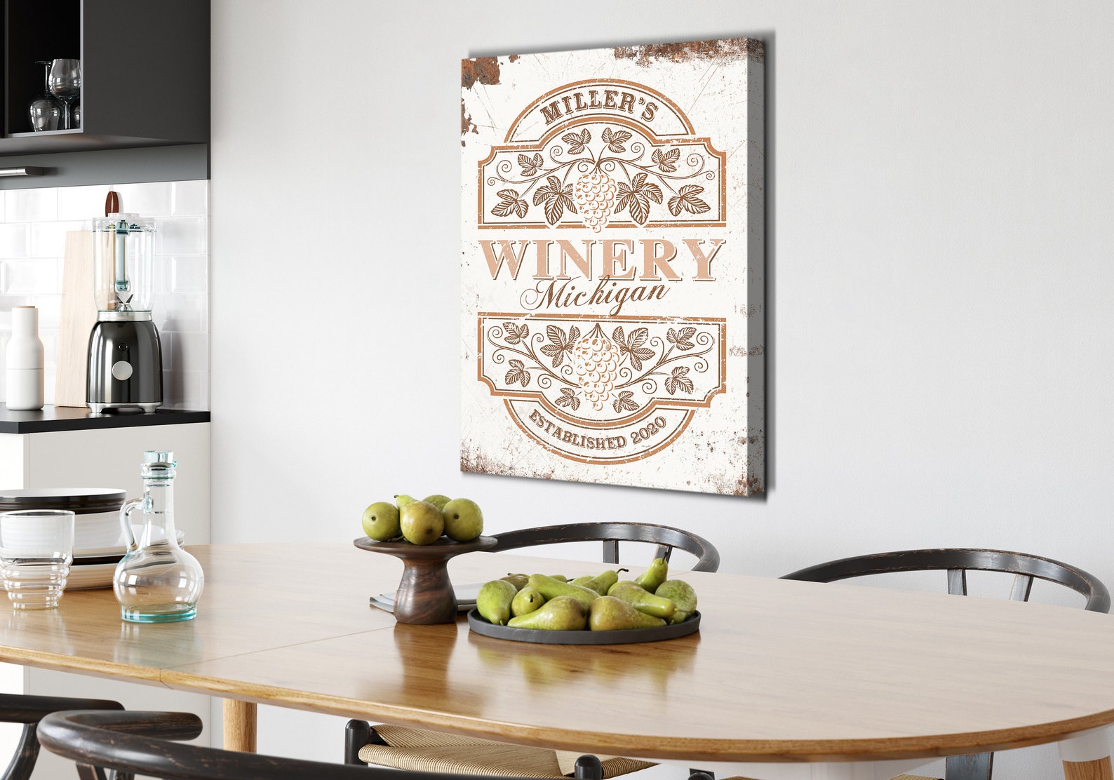 Custom Winery Sign Personalized Bar Sign Wine Bar Sign - Etsy