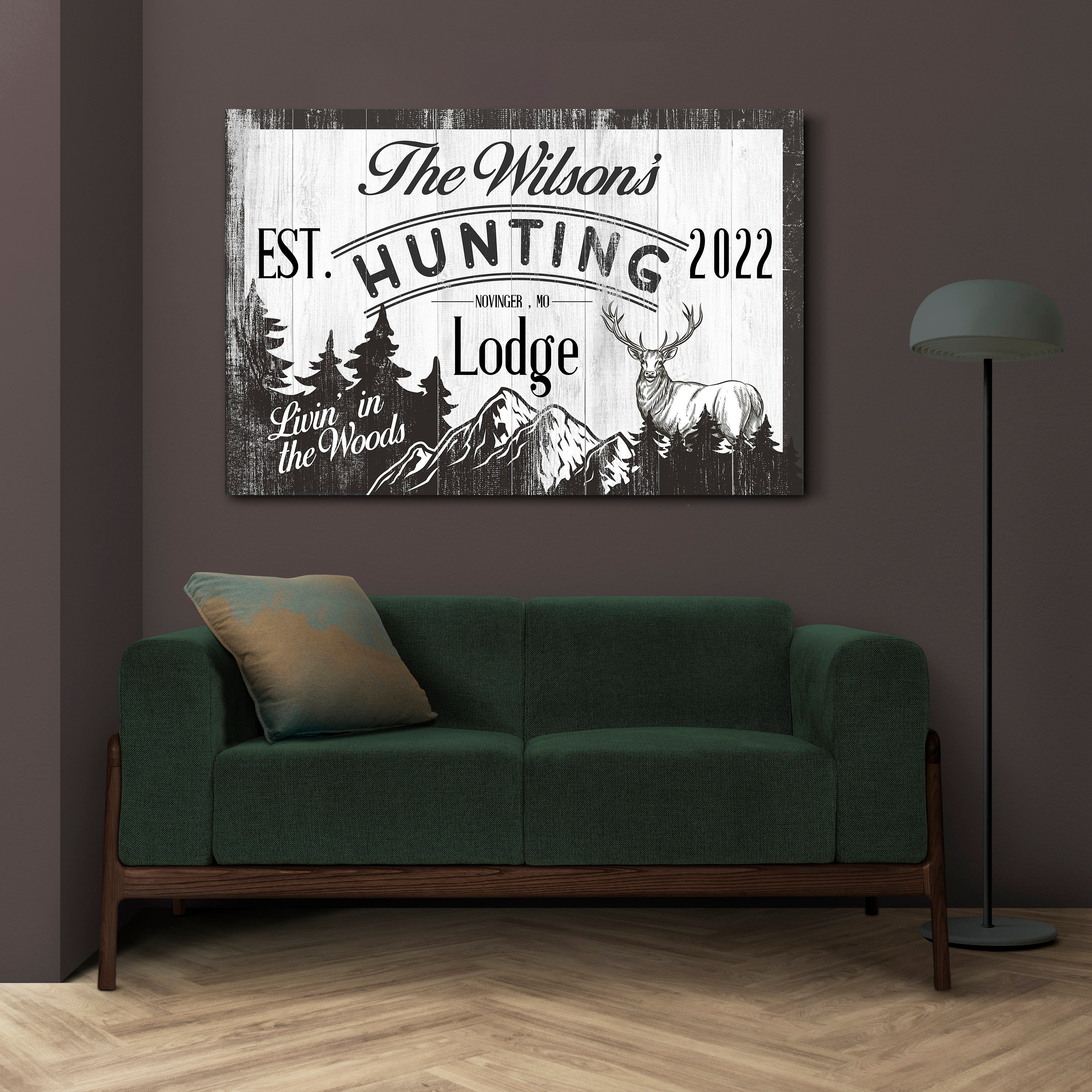 Customized Hunting Lodge Sign Deer Hunting Sign Hunting - Etsy