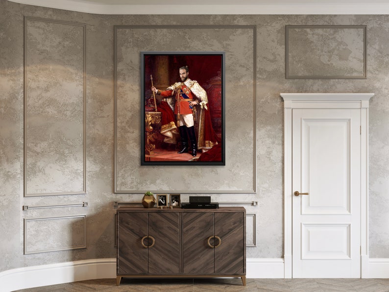 Custom Human Portrait Queen Portrait Princess Female - Etsy