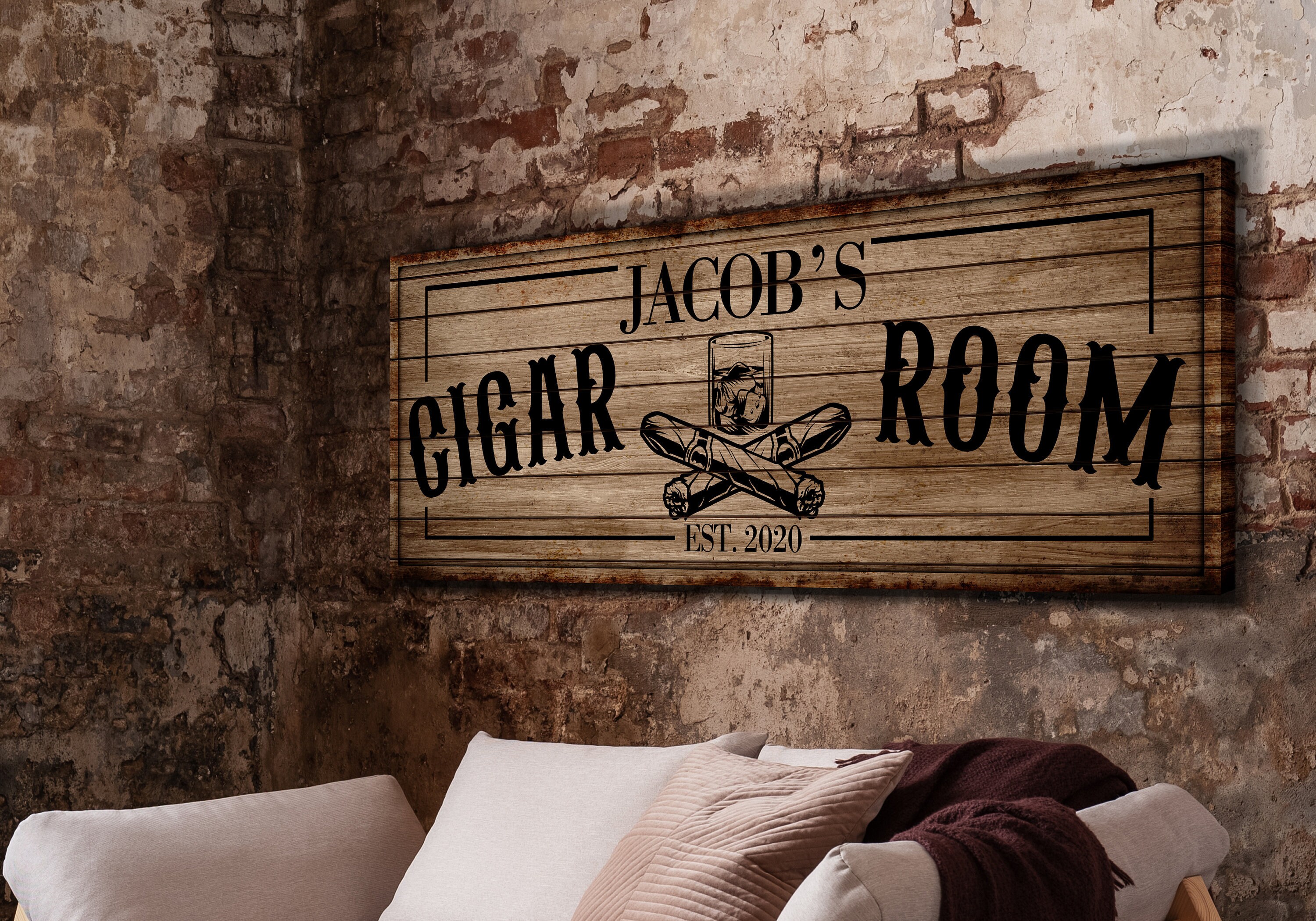 Cigar Sign for sale | Only 2 left at -70%