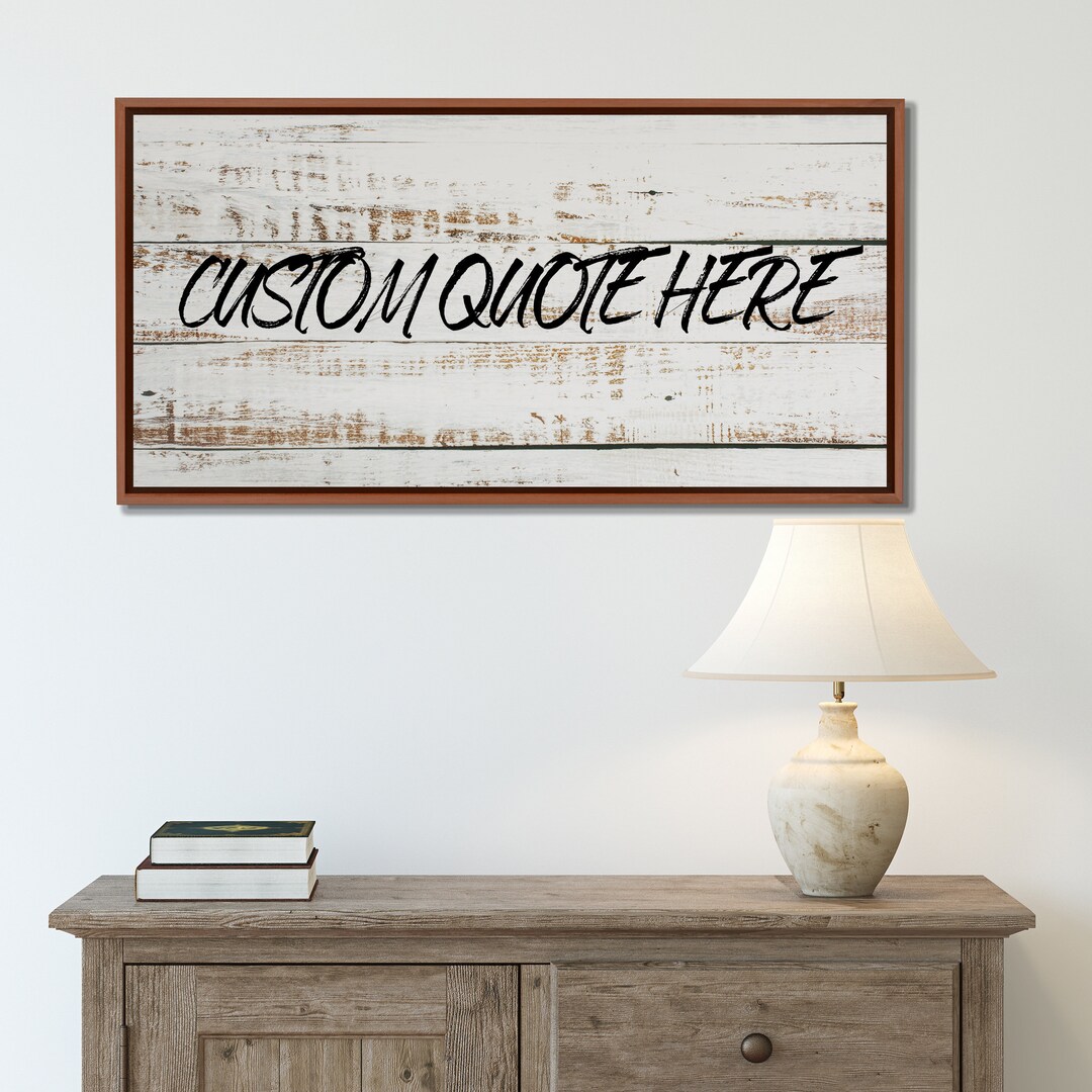 Quote Sign DIFFERENT BACKGROUND Options | Custom Quote Sign Canvas ...