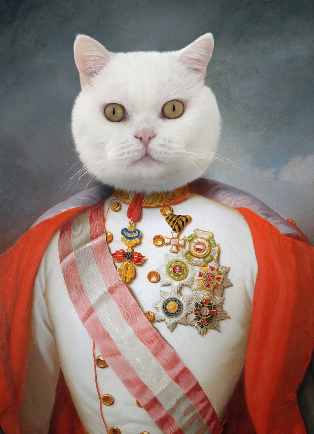 Custom Pet Portraits,pet Portraits,general Cat Portrait,custom Cat Art ...
