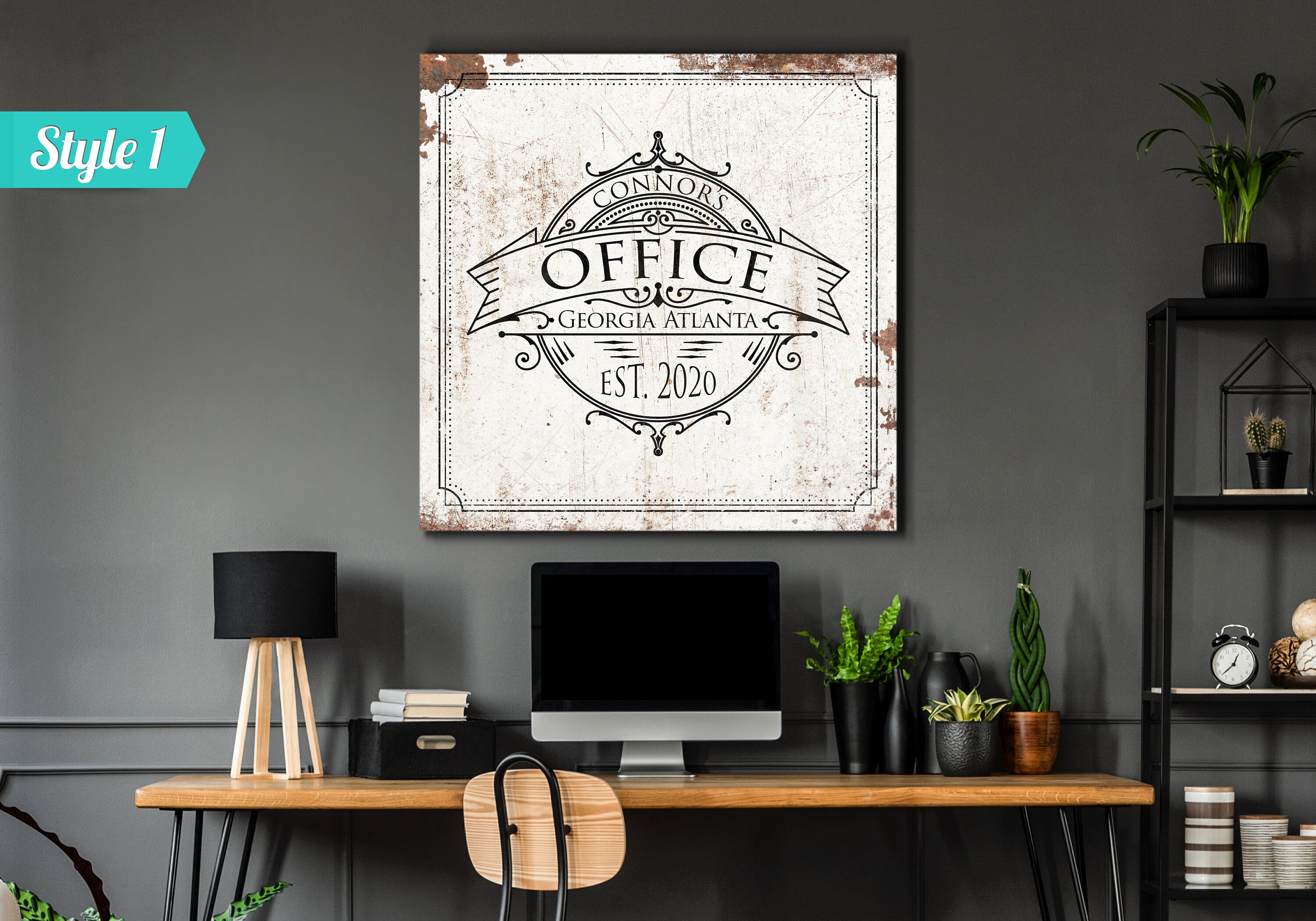 Custom Office Sign Home Office Sign Custom Business Signs - Etsy