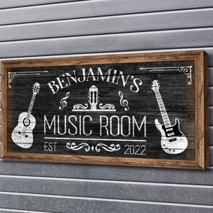 Personalized Music Room Sign Custom Music Studio Signs Gifts - Etsy