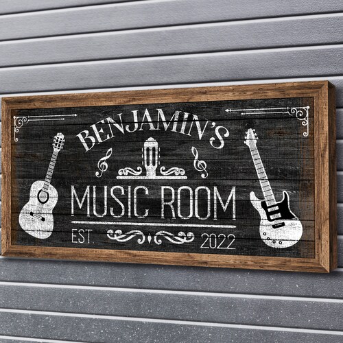 Personalized Music Room Sign Custom Music Studio Signs Gifts - Etsy