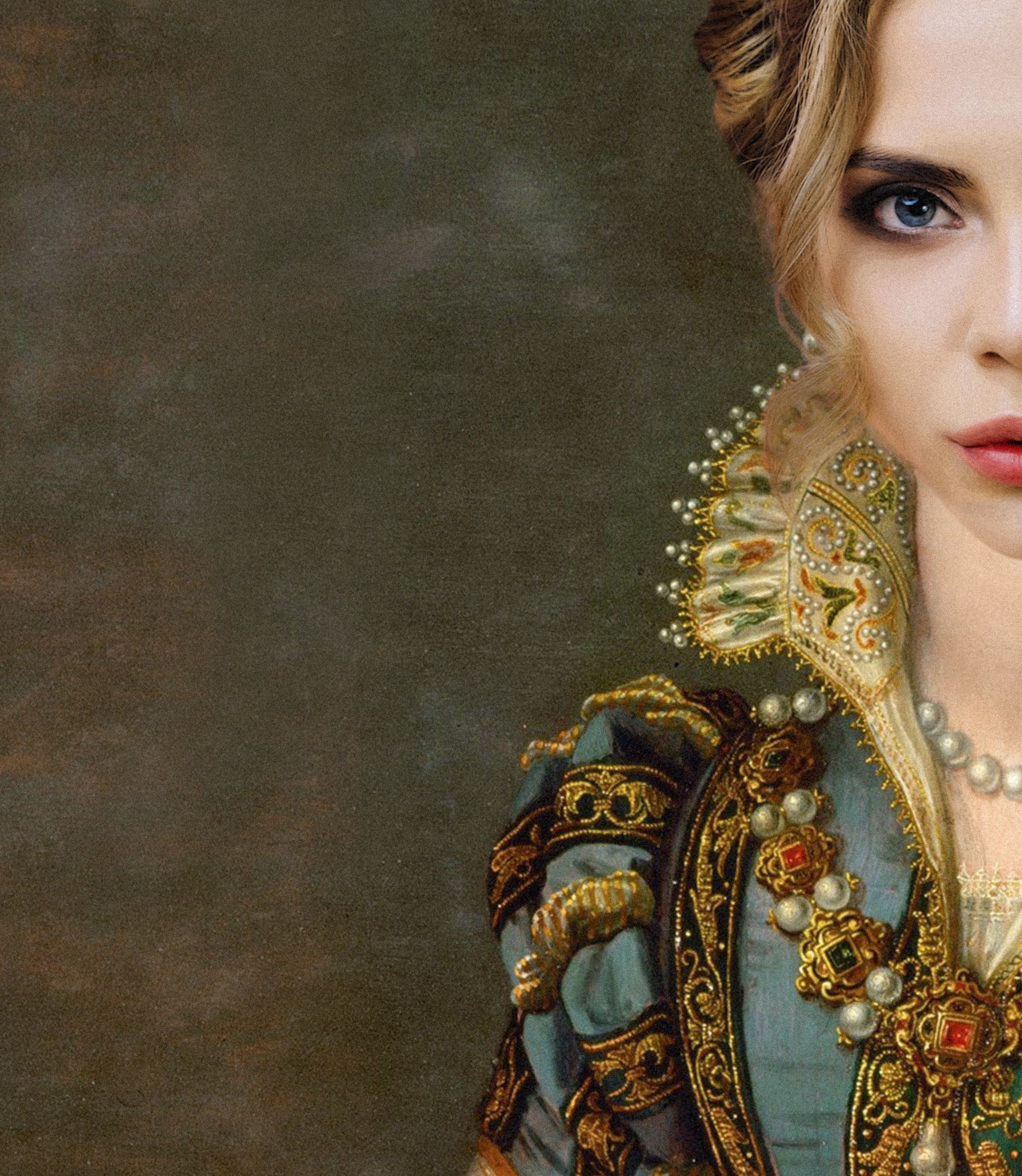 Custom Human Portrait Queen Portrait Princess Female - Etsy