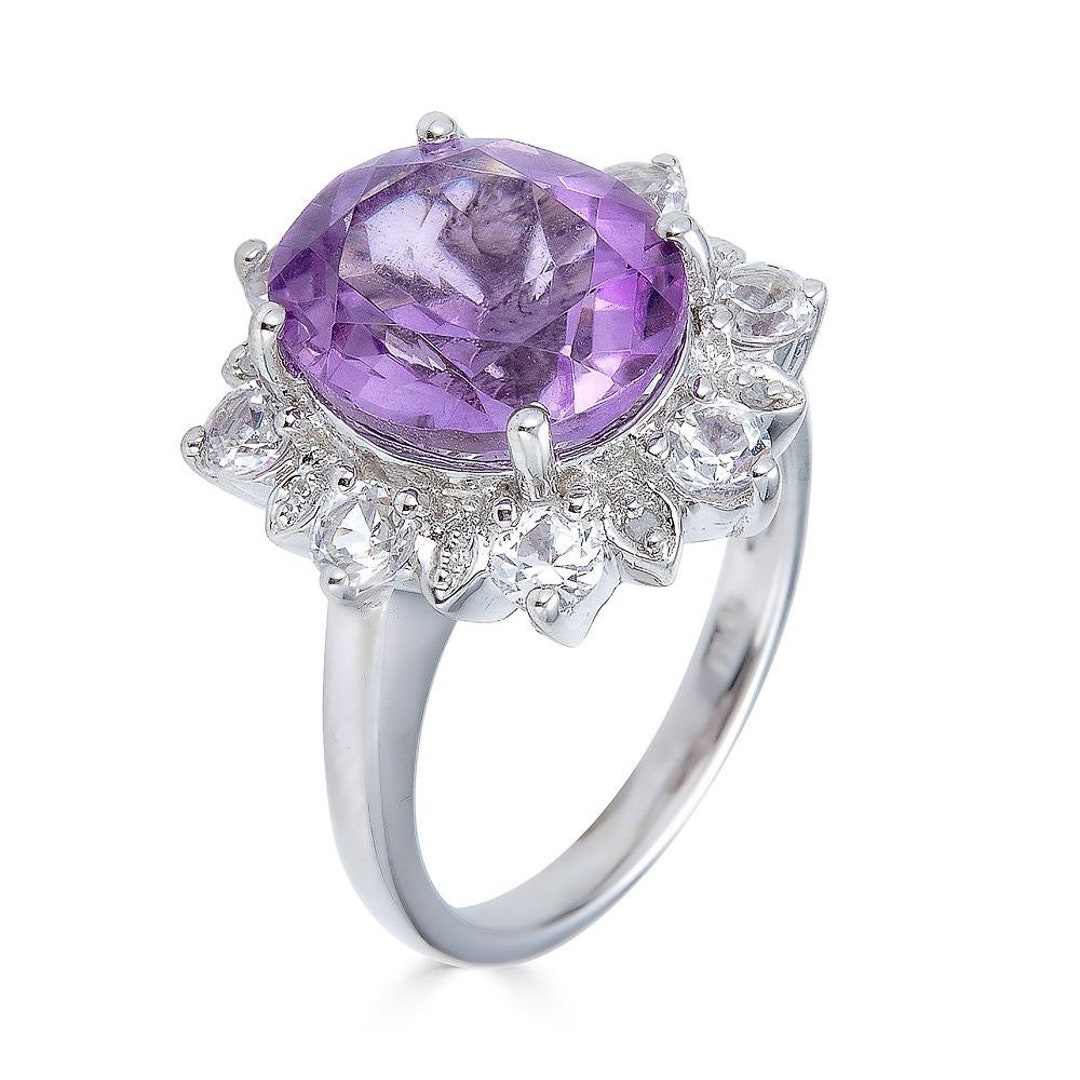 Rose De France Lady Di Ring in Sterling Silver 12x10mm - Etsy